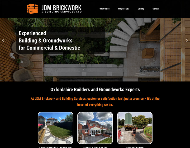 Builders Website Design and Build